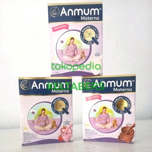 Jual Anmum Materna 400 gr Susu Ibu Hamil Vanilla / Cokelat / Strawberry ...