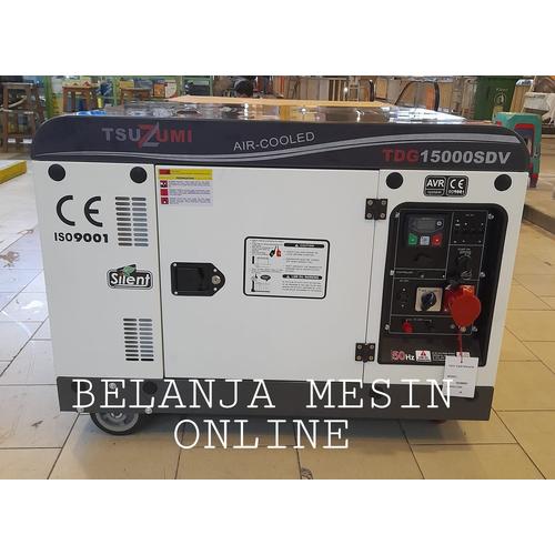 Jual Genset 15 kva 3 phase Silent TSUZUMI TDG15000SDV solar - Jakarta ...