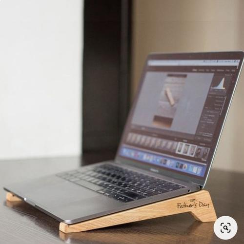 Jual Stand Laptop Kayu Hitam Putih Natural - Cokelat - Kab. Bogor ...