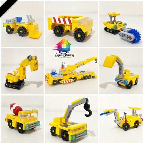 Jual Mainan Mobil Balap Lego Tractor 8 In 1 Mainan Rakit Anak Edukasi ...