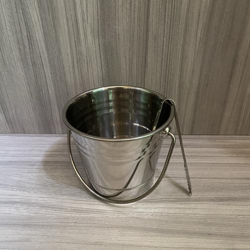 Jual Ice bucket Wadah Es Batu Stainless Steel 1.5 L Tebal free Ice Tong ...