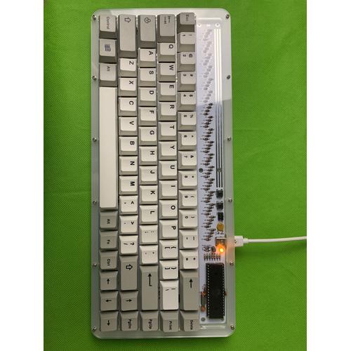 Jual Discipline 65 mechanical keyboard frosted acrylic case gateron ...