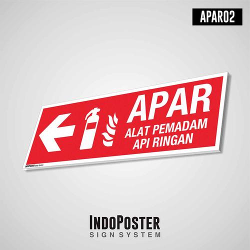 Jual Safety Sign K3 PVC APAR Arah Kiri - S - Kab. Bandung - Indoposter ...