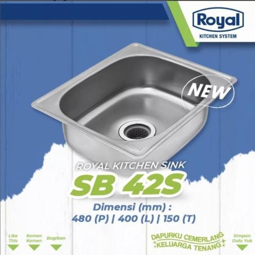Jual ROYAL SINK SB 42S Bak Cuci Piring Stainless Anti Karat Bagus Murah ...