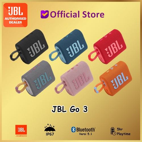 Promo JBL GO 3 Portable Bluetooth Wireless Speaker GO3 - Red Cicil 0% ...