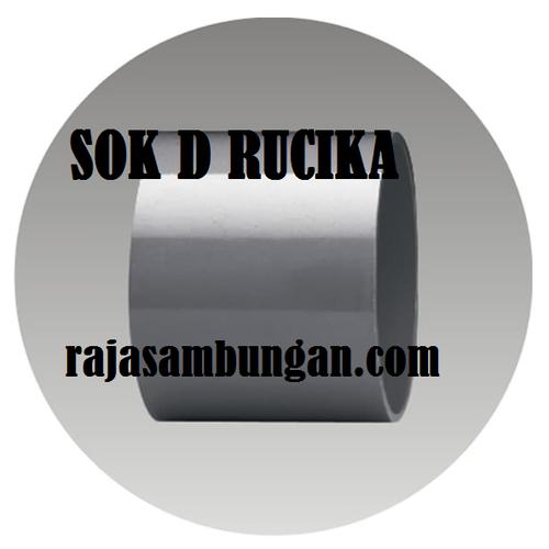 Jual Sock D 5 inch Shock Tanpa Drat Fitting Pralon Soket Pvc Rucika ...