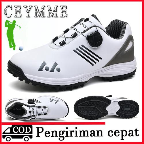 Jual Sepatu golf men shoes spikeless Original No Cleat Kedap Air Pria ...