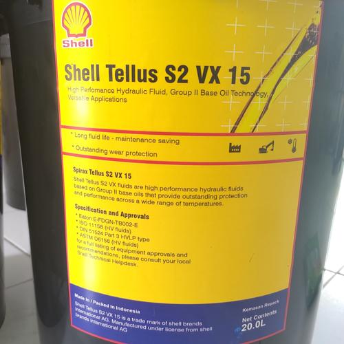 Jual Oli Shell Tellus S2 VX 15 - (Pail 20Lt) - Kab. Tangerang ...