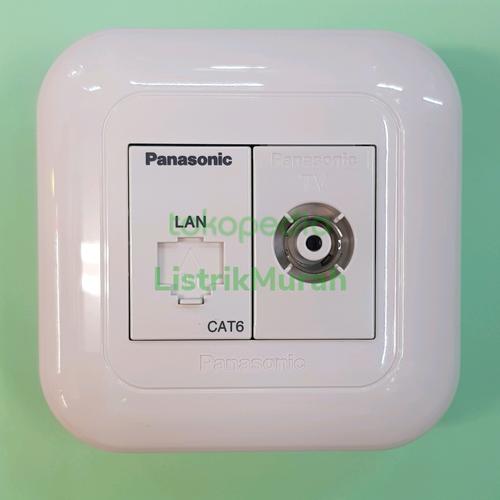 Jual Panasonic Outlet TV Antena + Data Cat6 WEJ78029 WEJ2501 WEJ24886 ...