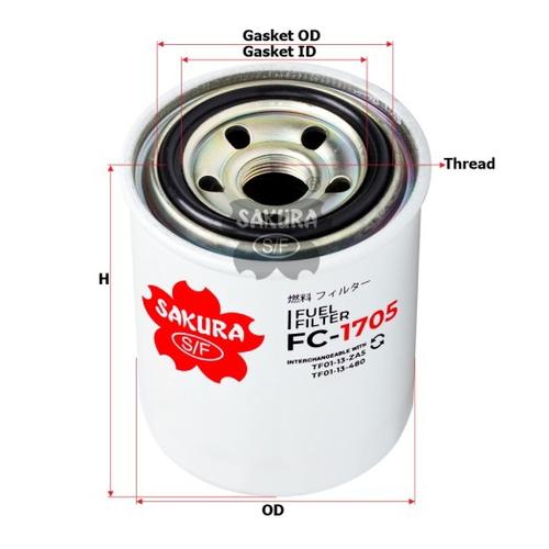 Jual Sakura Fuel Filter Solar FC-1705 Titan Double Cabin - Kota ...