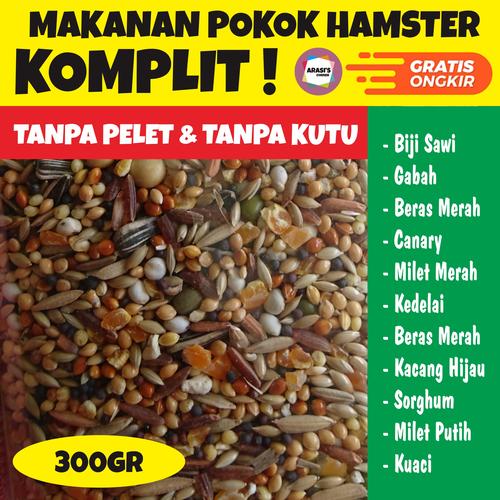 Jual Makanan Pokok Hamster + Racikan Jolly Crispy - 250gr - Original ...