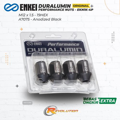 Jual Enkei Duralumin Straight Lock Nuts 12x1.5 Mur, Baut Roda Velg ORI ...