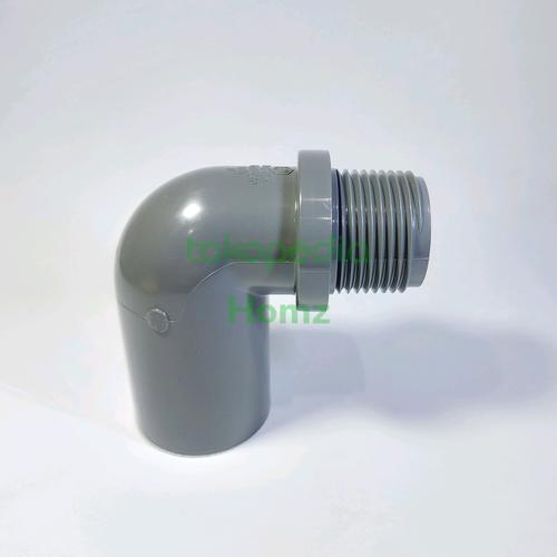 Jual Knee Drat Luar 1” inch Aw SCG/Keni Drat Luar 1 in Pvc/Knie Drat ...