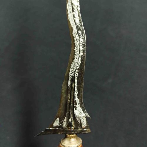 Jual Keris Luk 5 Pandawa Cinarito Sepuh Kuno Tindik Emas Pamor Mekar ...