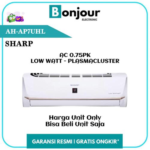 Promo SHARP AH-AP7UHL I AHAP7UHL I SHARP PLASMA LOW WATT 3/4 PK THAILAND Cicil 0% 3x - Kota ...