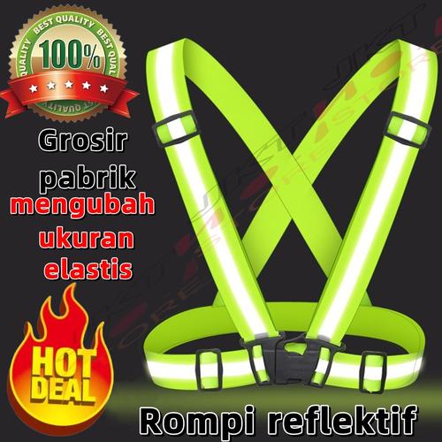 Jual Rompi V Karet Enjoy Safety Rompi Proyek Reflective Vest V ...