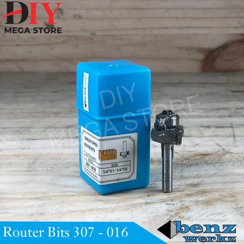 Jual Router T slotting bit / mata profil 6 mm x 1/4" benz werkz ( 307 ...
