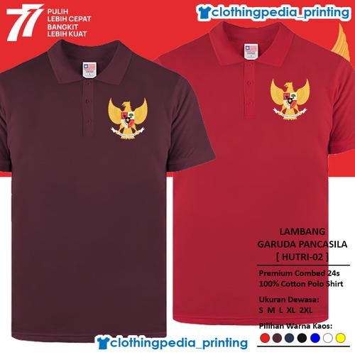 Jual Kaos Polo Kesaktian Lambang Garuda Pancasila Logo Dirgahayu ...