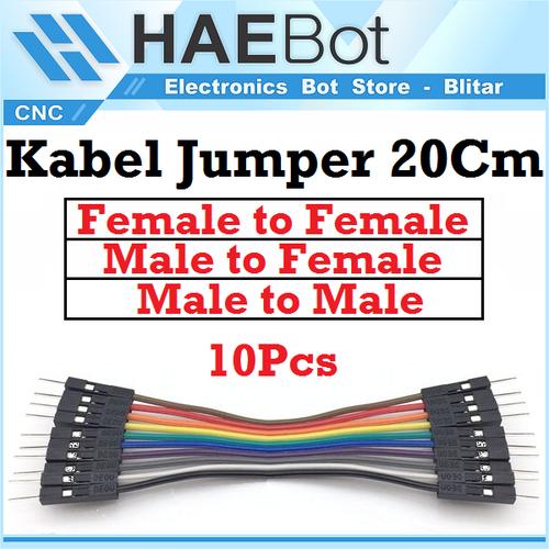 Jual [EBS] Jumper Kabel Arduino 20cm Male Female 10pcs buah Board ...