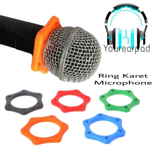 Jual Ring Mic Karet Cincin Gelang Pelindung Microphone /cover mic/Busa ...