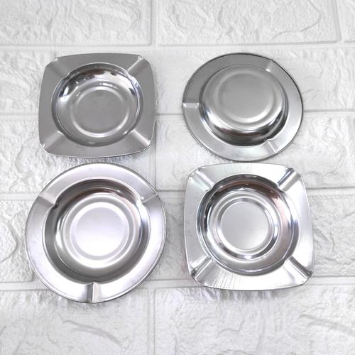 Jual Asbak Stainless Steel Besi Segi Empat Kotak - Bulat - Jakarta ...