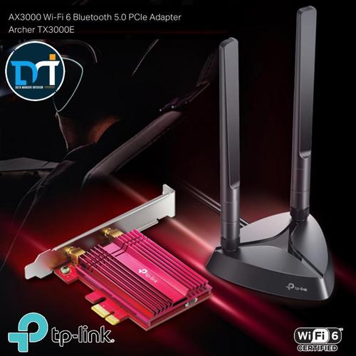 Promo TP-Link Archer TX3000E AX3000 Wi-Fi 6 Bluetooth 5.0 PCIe Adapter ...