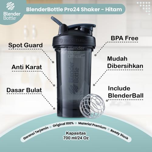 Jual Botol Minum BlenderBottle Pro24 Shaker Bottle Pro Series Hitam ...