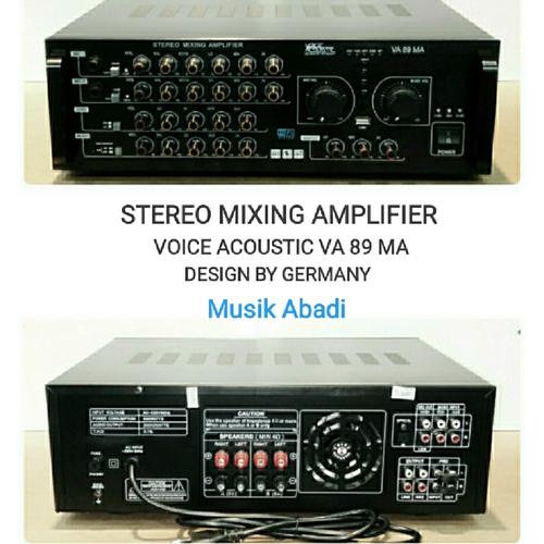 Jual Ampli Mixer Voice Acoustic VA 89 MA Stereo Mixing Amplifier ...