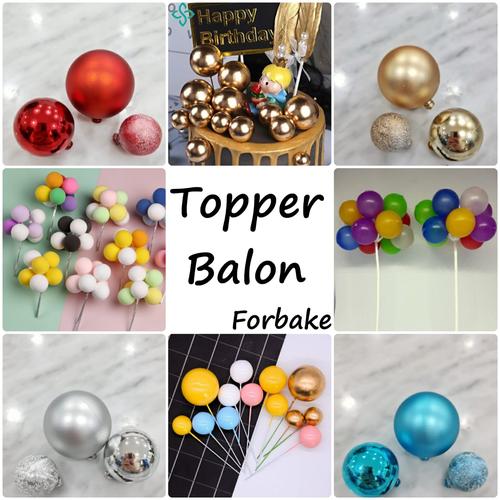 Jual Cake Topper Balon Tusuk Toper Hiasan Kue Balon Ulang Tahun ...