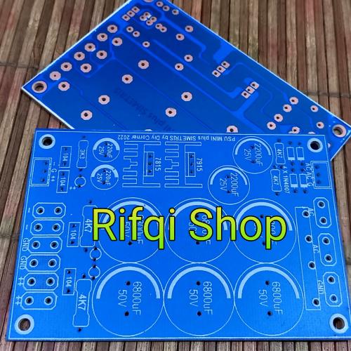 Jual PCB PSU Mini plus Simetris Solder Masking Bahan Chem Blok biru ...