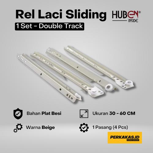 Jual HUBEN - Rel Laci Geser / Sliding (Ukuran Lengkap) - 45 CM - Kota ...