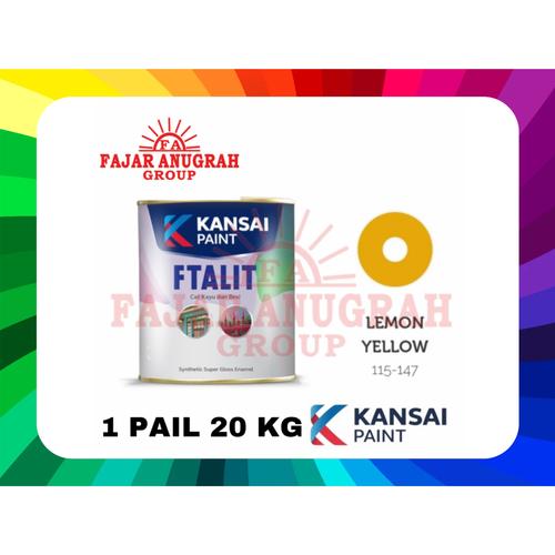 Jual Kansai Ftalit Gloss lemon yellow115-147 Cat Kayu dan Besi 20 Kg ...