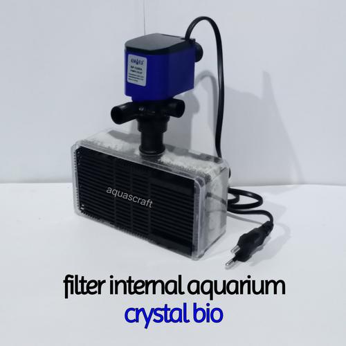 Jual filter internal aquarium tanpa kuras crystal bio - box filter saja ...