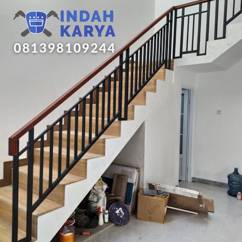 Jual Railing tangga dan balkon minimalis terbaru - handrail besi - Kota ...