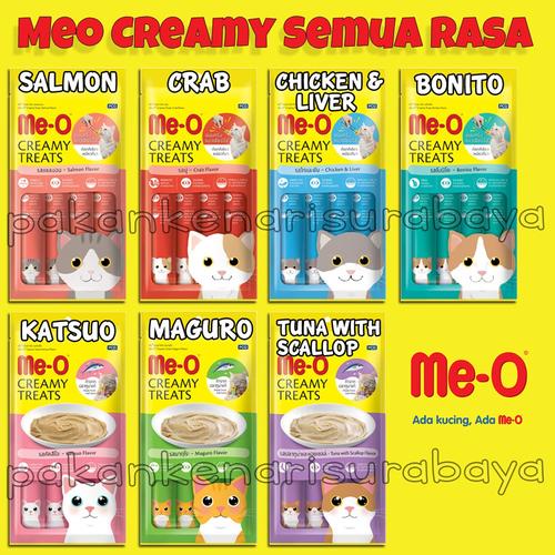 Jual Meo Creamy Treats Semua Rasa 1 Pack Isi 4 Sachet Adult Kitten ...