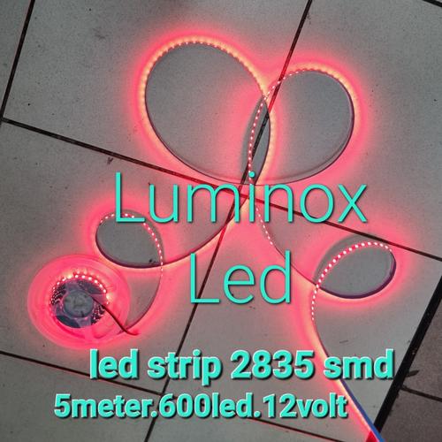 Jual led strip merah 2835 smd 120led 12volt ceiling 5mtr 600led indoor ...