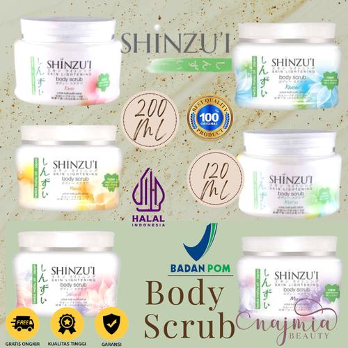 Jual NAJMU - Shinzui Skin Lightening Body Scrub / Lulur Mandi 120gr ...
