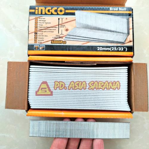 Jual [F20] Brad Nail 20mm INGCO ANA18201 Refill Isi Nailer Paku I ...