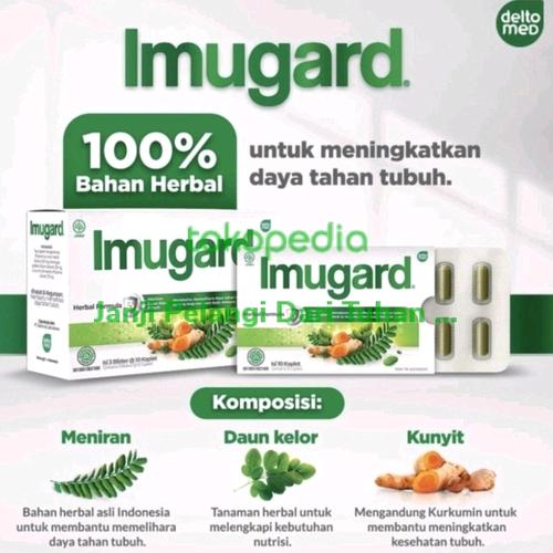 Jual Imunomodulator Imugard Box 3 Blister 30 Kaplet Tablet 3 Blister ...