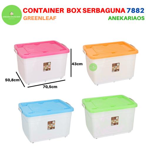 Jual Container Box SIERRA 100 L Tempat Penyimpanan Roda 7882 Green Leaf ...