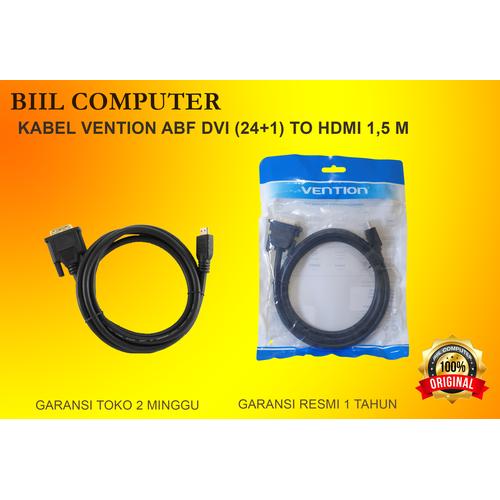 Jual KABEL VENTION ABF DVI (24+1) TO HDMI 1,5 M - Kota Samarinda - Biil ...