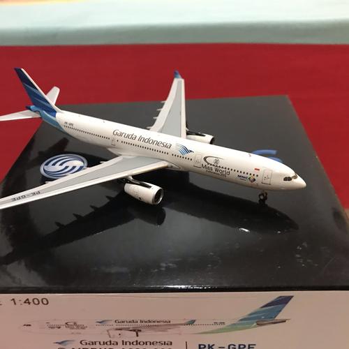 Jual 1:400 PANDA MODEL GARUDA INDONESIA A330-300 PK-GPE - Kota Medan ...