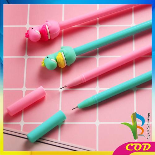 Promo RB-A33 Pulpen Karakter Dinosaur / Pulpen Gel Dinosaurus Pena Pen ...