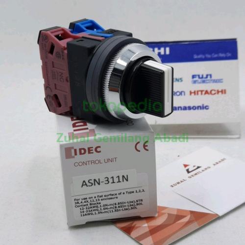 Jual ASN311, SELECTOR SWITCH, IDEC - Jakarta Barat - Zuhal Gemilang ...