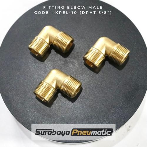 Jual Elbow Male / Knee Kuningan - XPEL-15 (Drat 1/2") - Drat Luar - Kota Surabaya - Surabaya ...