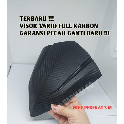 Jual VISOR VARIO FULL KARBON HONDA VARIO 150 LED ESP 125 LED ESP 160 ...