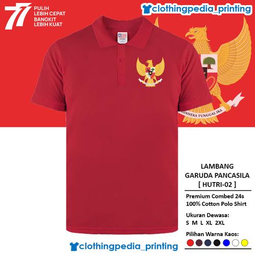Jual Kaos Polo Kesaktian Lambang Garuda Pancasila Logo Dirgahayu ...