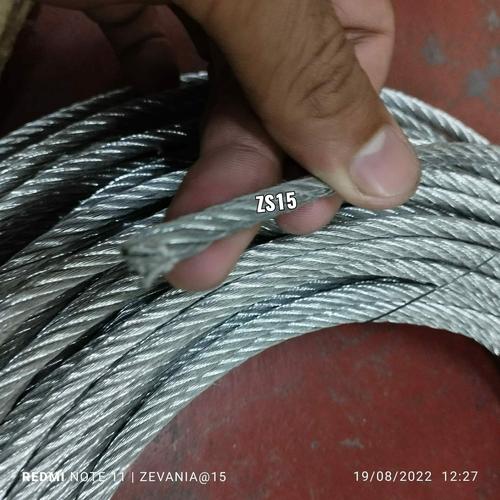 Jual Kawat seling 6mm/wire seling m6/wire rope 6mm galvanis/kabel ...