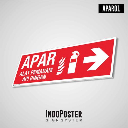 Jual Safety Sign K3 PVC APAR Arah Kanan - S - Kab. Bandung - Indoposter ...