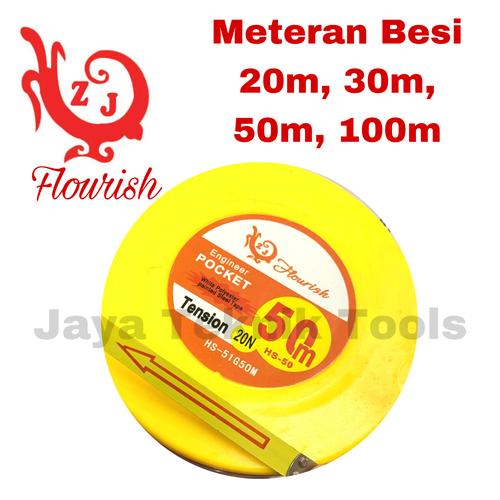 Jual Meteran Besi 20 30 meter Plat Gulung Roll Flourish Fleksibel ...